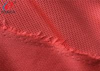China 100% Polyester Bird Eye Mesh Weft Knitted Fabric 150cm Width 160GSM Tear Resistant for sale