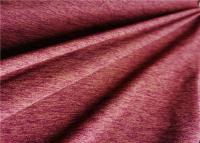 China Two Way Stretch Polyester Spandex Melange Fabric 280gsm 150cm for Sport Garment T Shirt for sale