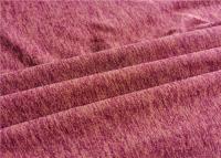 China Two Way Stretch Polyester Spandex Melange Fabric 280gsm 150cm for Sport Garment T Shirt for sale