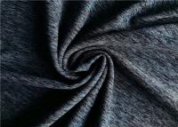 China 92/8 Poly Spandex Tweed Fabric - 152cm Width 220g/m² Melange Material for Sportswear & Activewear for sale