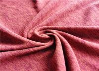 China Elastic Dri Fit Sportswear 160CM Melange Effect Fabric for sale