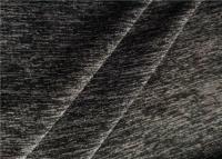 China Cation Recycle Polyester Spandex Fabric Melange Single Jersey Material for sale