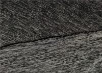 China 4 Way Stretch Knitted 150 Cm Gray Melange Fabric for sale