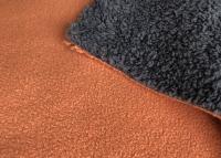 China 100% Polyester TPU Coated Bonded Sherpa Fleece Fabric 550 GSM 57/58 Inch for Winter Coat for sale