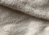 China Knitted Sherpa Brushed Fleece Fabric 155cm 220gsm Polyester Velvet for Blanket for sale