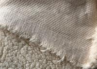 China Knitted Sherpa Brushed Fleece Fabric 155cm 220gsm Polyester Velvet for Blanket for sale