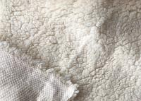 China Knitted Sherpa Brushed Fleece Fabric 155cm 220gsm Polyester Velvet for Blanket for sale