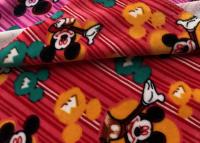 China Printed 4 Way Stretch Polyester Spandex Velboa Minky Plush Fabric for sale