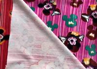 China Printed 4 Way Stretch Polyester Spandex Velboa Minky Plush Fabric for sale