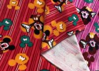 China Printed 4 Way Stretch Polyester Spandex Velboa Minky Plush Fabric for sale