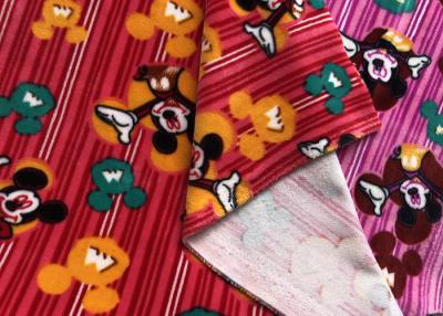 China Printed 4 Way Stretch Polyester Spandex Velboa Minky Plush Fabric for sale