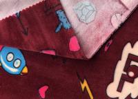 China Eco Friendly Stretchy 144F Printed Super Soft Minky Plush Fabric for sale