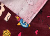 China Eco Friendly Stretchy 144F Printed Super Soft Minky Plush Fabric for sale
