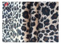 China Velboa Plush Short Pile Polyester Velvet Fabric Animal Pattern Printing for sale