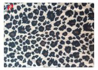 China Velboa Plush Short Pile Polyester Velvet Fabric Animal Pattern Printing for sale