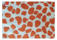China 100 Polyester Home Textile Velboa Fabric 220gsm Animal Printing for sale
