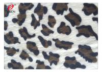 China S Wave Brush Polyester Velvet Fabric Velboa Sofa Animal Printed for sale