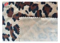 China S Wave Brush Polyester Velvet Fabric Velboa Sofa Animal Printed for sale