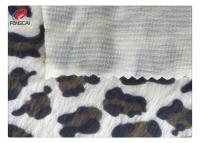 China 100 Polyester Home Textile Velboa Fabric 220gsm Animal Printing for sale