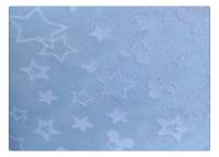 China Crystal Star Embossed Minky Plush Fabric 100% Polyester For Toy for sale