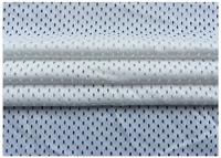 China 100% Polyester Big Hole Plain Dyed Sports Mesh Fabric 90gsm 150cm for Sportswear for sale