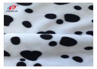 China 1.5mm Pile Velboa 100% Polyester Plush Toy Fabric Animal Print 150cm Width for sale