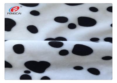 China 1.5mm Pile Velboa 100% Polyester Plush Toy Fabric Animal Print 150cm Width for sale