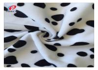 China 100% Polyester Velboa Short Pile Brushed Velvet Fabric 230gsm Animal Skin Printed S Wave for sale