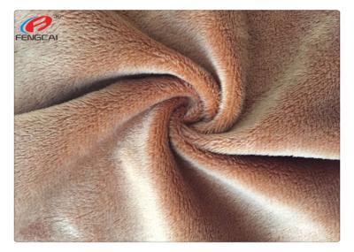 China 95% Polyester 5% Spandex Brush Four Way Stretch Spandex Velvet Fabric 150cm Width for Dress Toy Blanket for sale