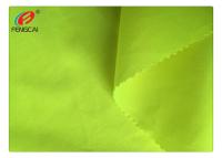 China Fluorescent 100% Polyester  Reflective Safety Fabric For Police Uniform for sale