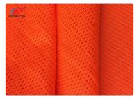 China EN20471 Bright Yellow Polyester Fluorescent Fabric Reflective For Police Uniform for sale