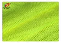 China High Visibility Polyester Fluorescent Mesh Material Fabric For Vest EN20471 for sale