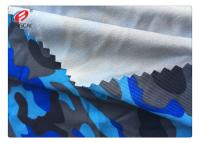 China Print 150D Yarn  Single Jersey Fabric For T Shirt Polyester Spandex for sale