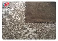 China Bronzed Micro Suede Polyester Fabric 150gsm 150cm Width for Sofa Upholstery for sale