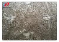China Bronzed Micro Suede Polyester Fabric 150gsm 150cm Width for Sofa Upholstery for sale