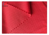 China Breathable Poly Spandex Sports Mesh Fabric Weft Knitted for sale