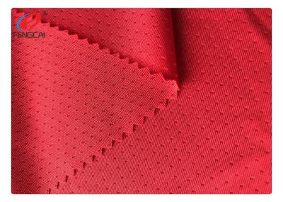 China Breathable Poly Spandex Sports Mesh Fabric Weft Knitted for sale