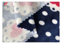 China Custom Digital Printed Squish Minky Spandex Velvet Fabric 160cm Width 230gsm for Baby Blanket for sale