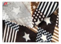 China Faux Fur Print Spandex Velvet Fabric 95% Polyester 165cm Wide for Blanket for sale