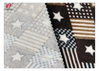 China Faux Fur Print Spandex Velvet Fabric 95% Polyester 165cm Wide for Blanket for sale
