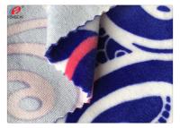 China Warp Knitting Stretching Printed Spandex Velvet Fabric 94% Polyester for sale