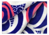 China Warp Knitting Stretching Printed Spandex Velvet Fabric 94% Polyester for sale
