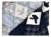 China Digital Print 4% Spandex Velvet Fabric 75D Yarn 160cm Width Stretchy Soft for sale