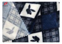 China Digital Print 4% Spandex Velvet Fabric 75D Yarn 160cm Width Stretchy Soft for sale