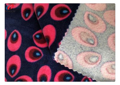 China Custom Printed One Side Brushed Spandex Velvet Fabric 155cm 220gsm for Kids Wear for sale