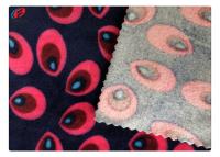China Custom Printed One Side Brushed Spandex Velvet Fabric 155cm 220gsm for Kids Wear for sale