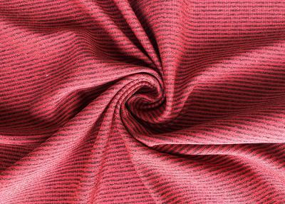 China Anti Pilling Weft Knitted Melange Fabric 150D Polyester Spandex Stretch 160gsm for sale