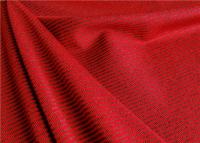 China Red Kids Clothing 180gsm Jersey Knit Fabric 92% Polyester 8% Spandex for sale