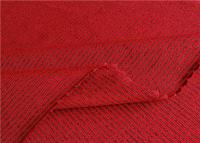 China Red Kids Clothing 180gsm Jersey Knit Fabric 92% Polyester 8% Spandex for sale