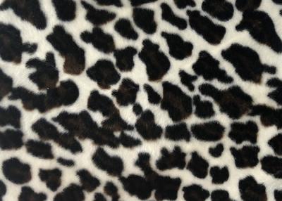 China Animal Printed Velboa Fabric Polyester Velvet 240gsm 58/60 Inch for Home Textiles for sale